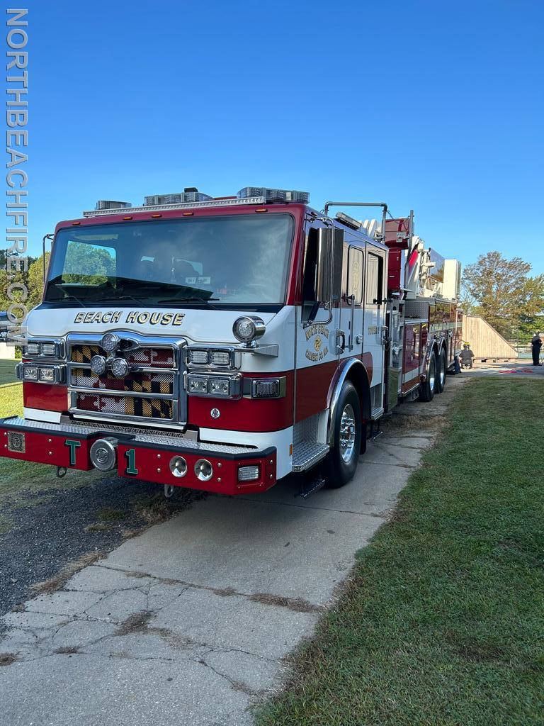 Tower 1 Visits CTA - North Beach Volunteer Fire Department